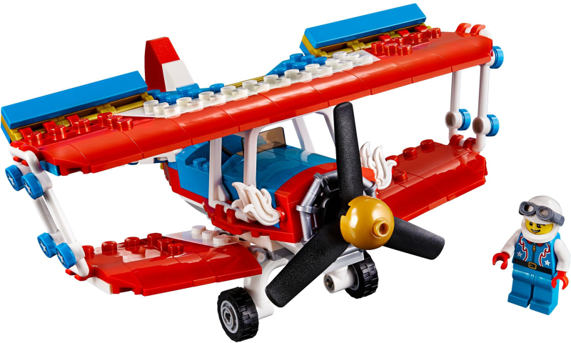 31076 Daredevil Stunt Plane – ReUseBricks